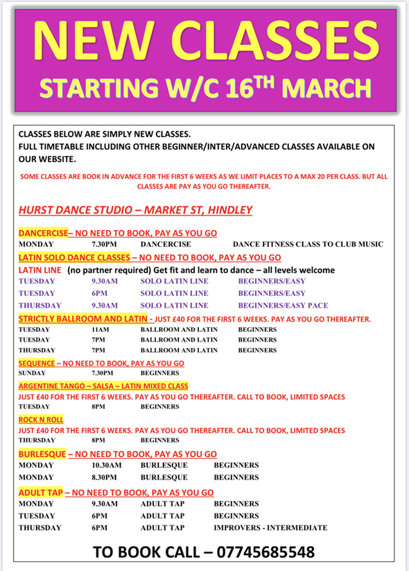 Hurst Dance Studios - Adult Classes